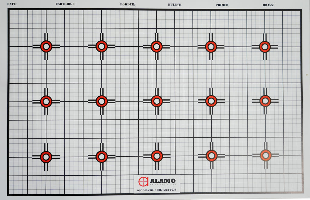 APR Load Development Targets – Alamo Precision Rifles